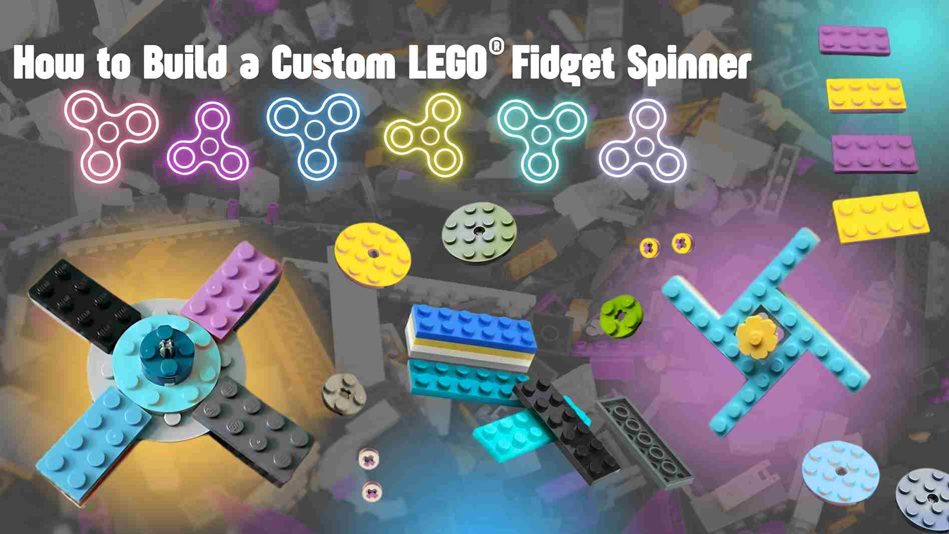 How to Build a Custom LEGO® Fidget Spinner | Game of Bricks UK EU