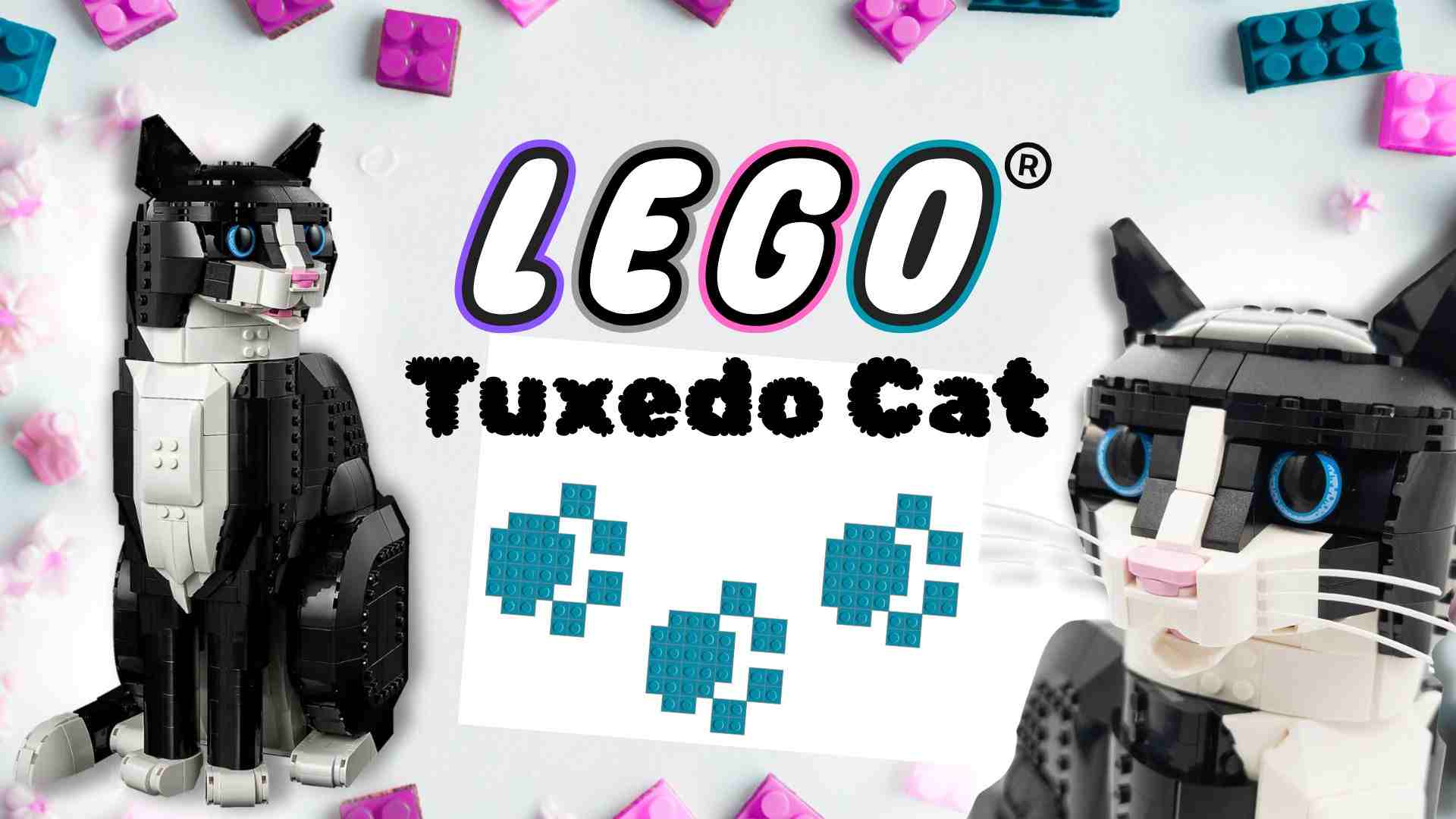 Tuxedo Cat LEGO® Set Review for Cat Lovers | Game of Bricks USA
