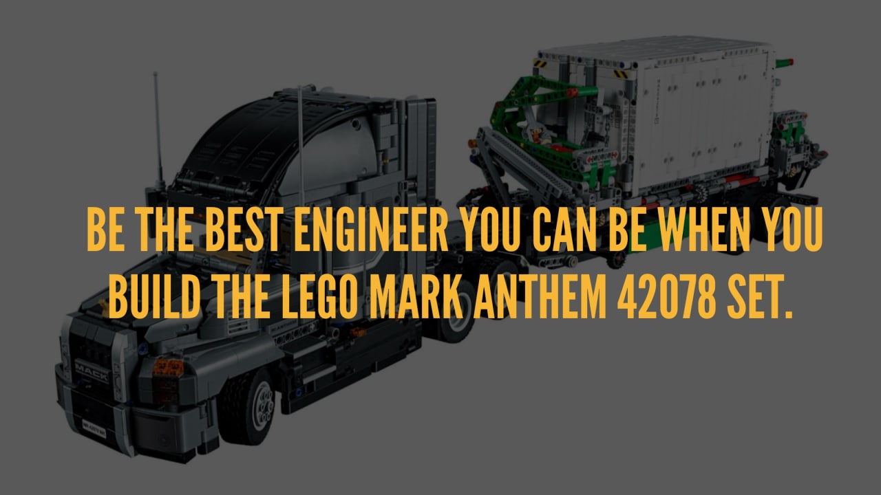 Be the best engineer you can be when you build the LEGO Mark Anthem 42 ...