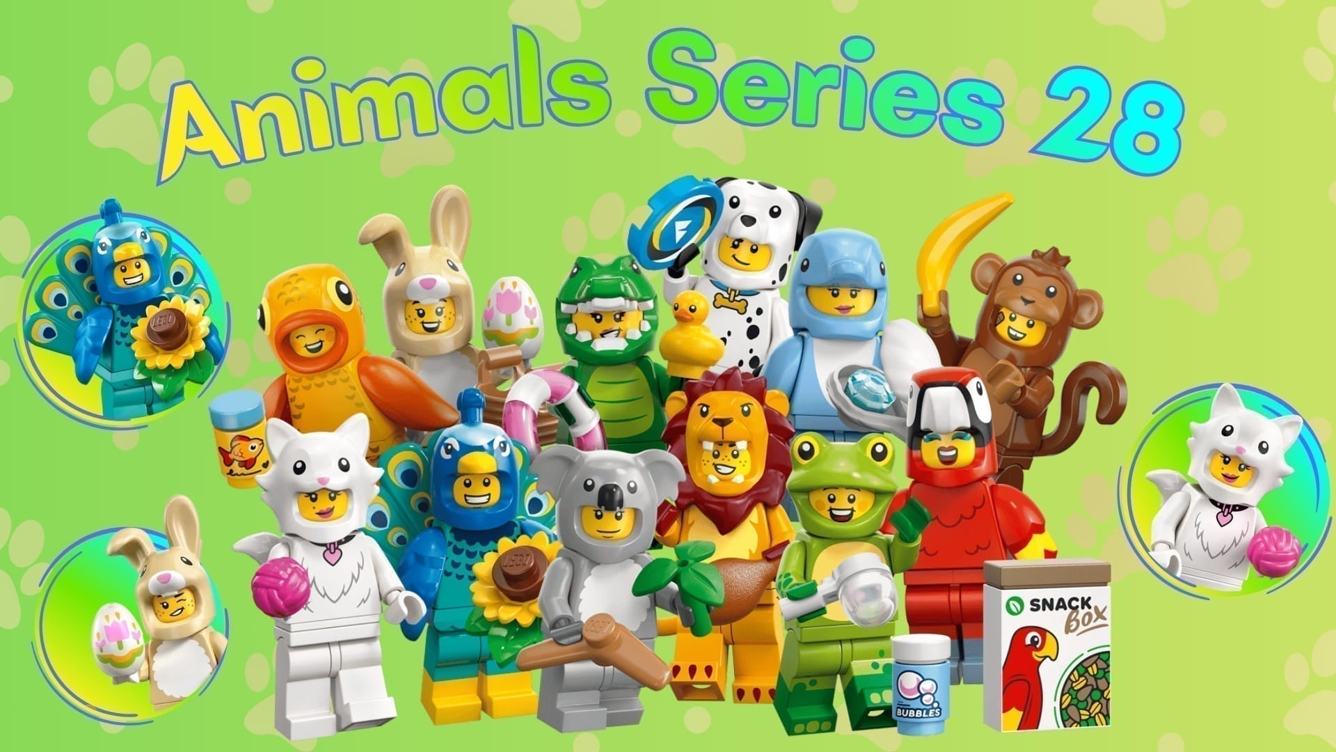 LEGO Minifigures Series 28 with Animal Characters - 2026 Release– Game ...
