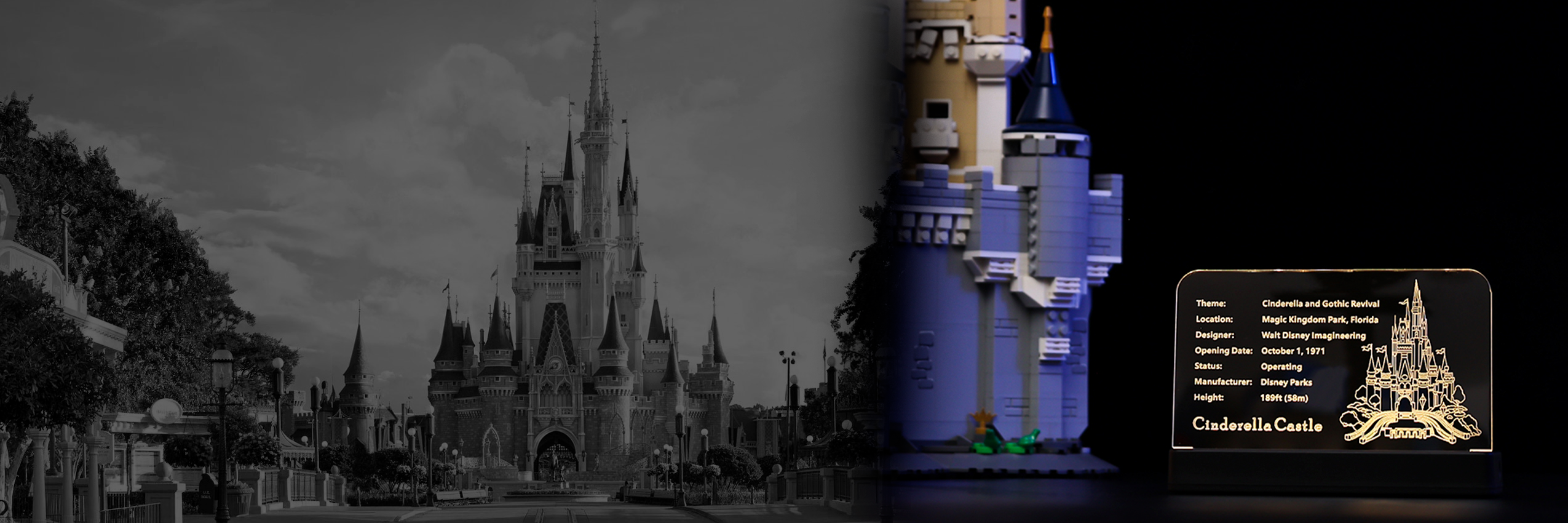 LEGO The Disney Castle 71040 Light Kit