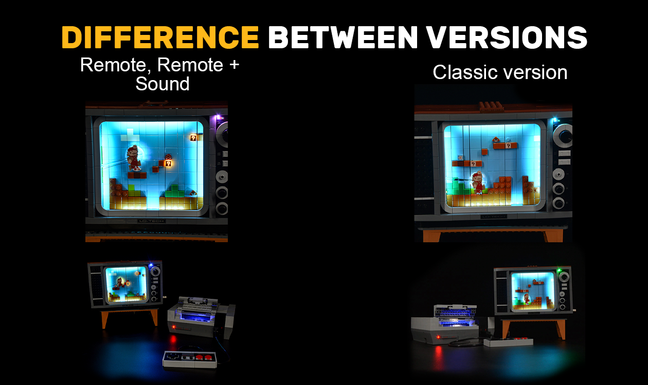 LEGO Nintendo Entertainment System 71374 Light Kit – Game of Bricks