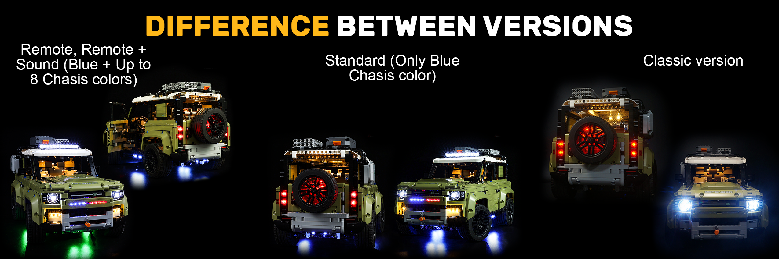 LEGO Land Rover Defender 42110 Light Kit