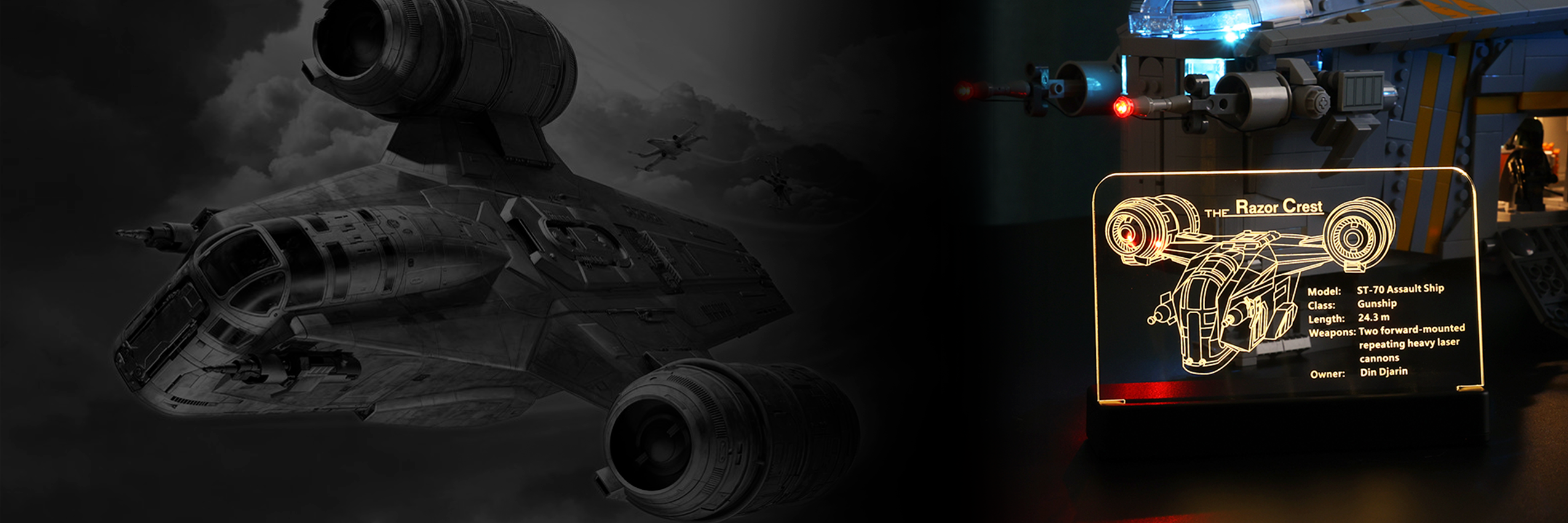 LEGO The Razor Crest 75331 Light Kit