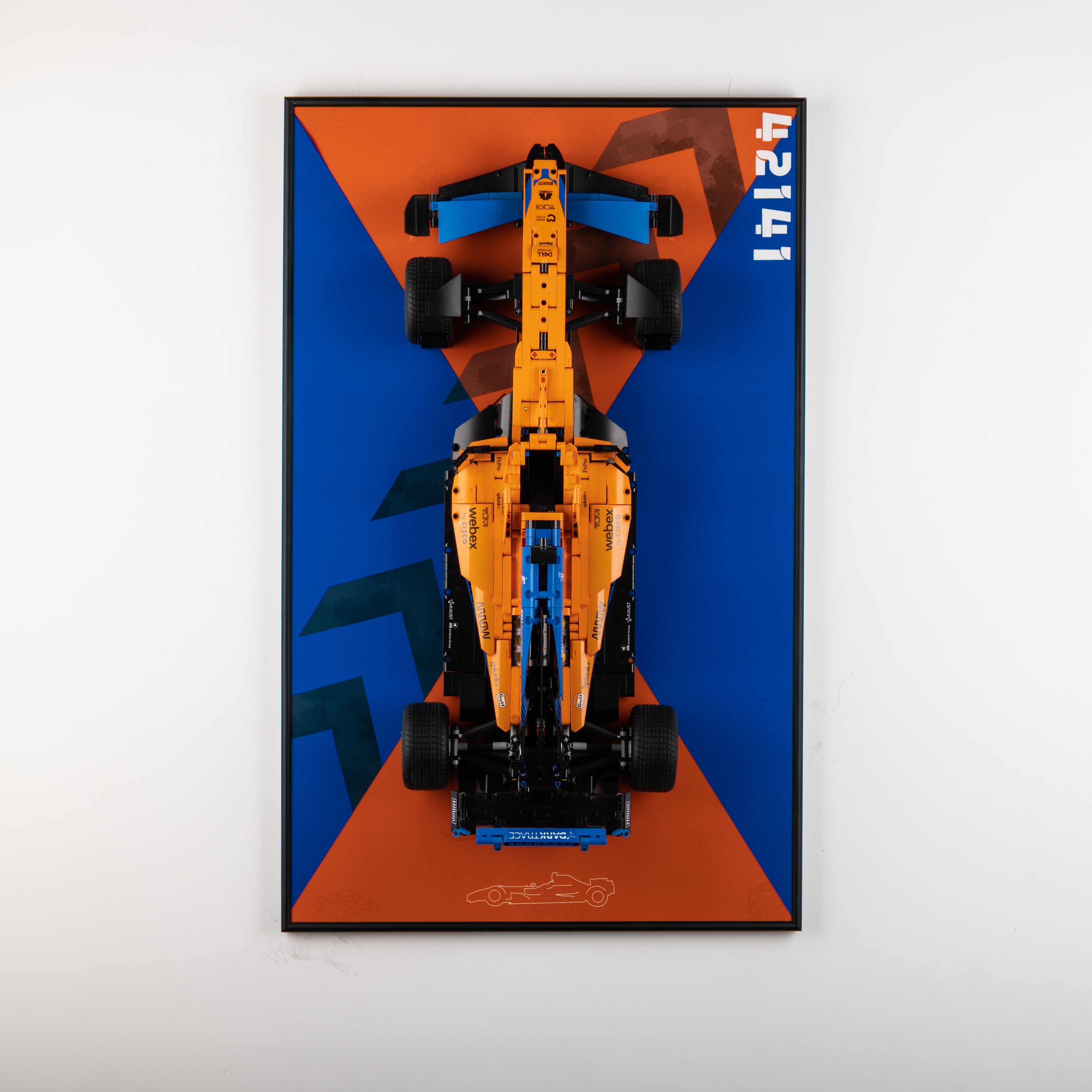 Display Wall-Mount for LEGO® McLaren Formula 1 Race Car 42141– Game of ...