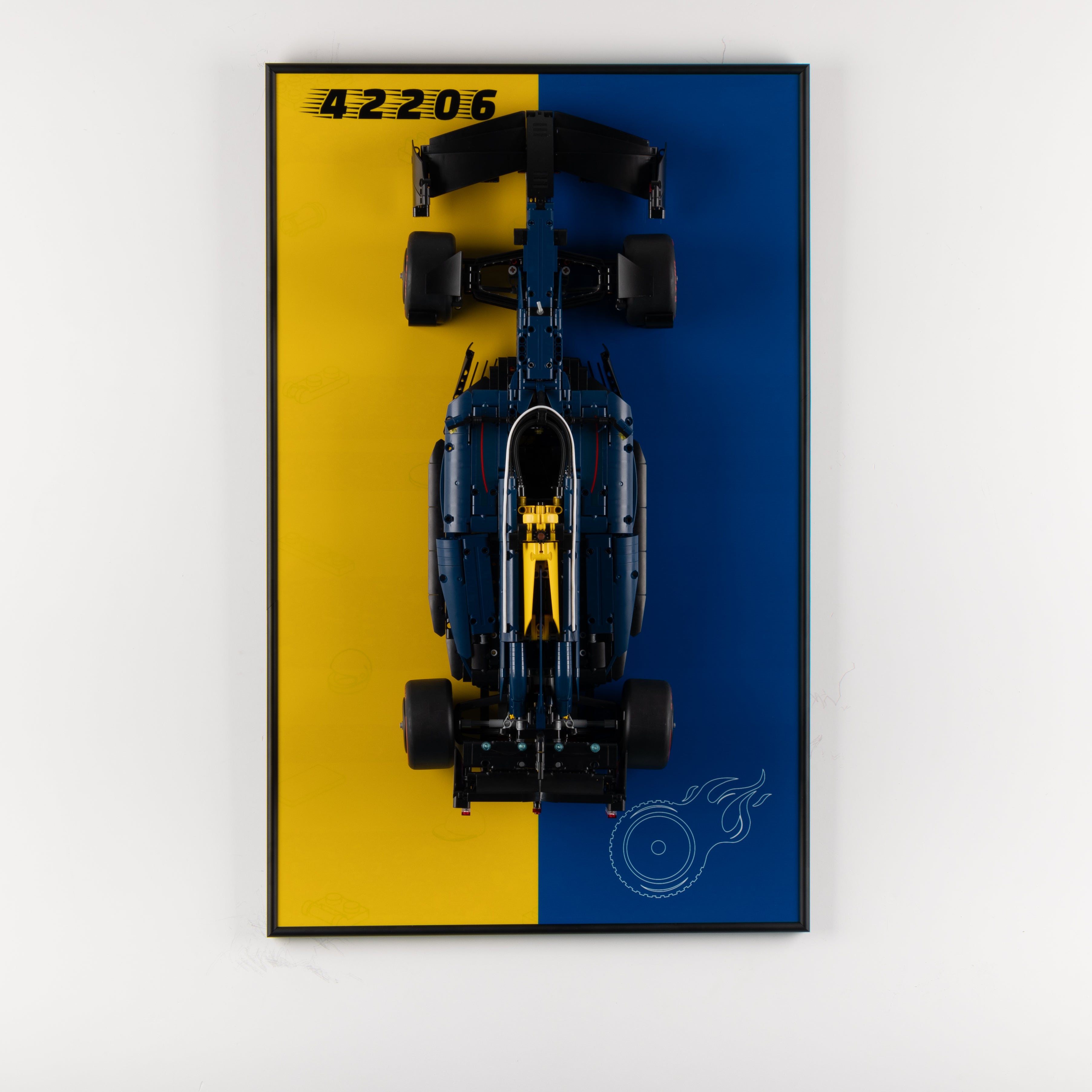 Display Wall-Mount for LEGO Oracle Red Bull Racing RB20 F1 Car 42206 ...
