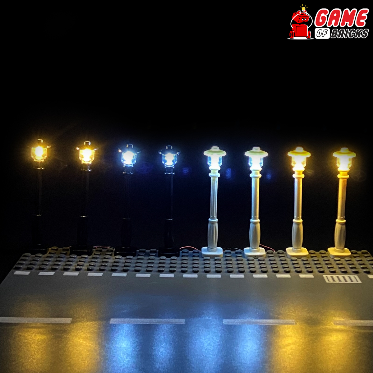 LED LEGO Street Lamp Post– Game of Bricks USA