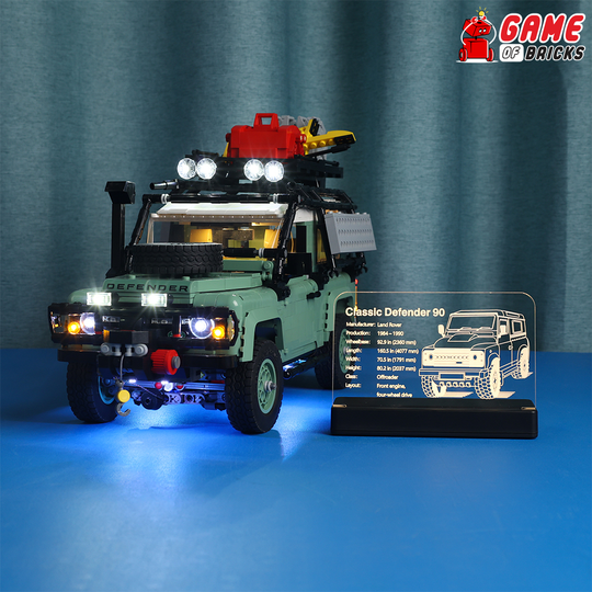 LED Nameplates for Your LEGO® Masterpieces | Game of Bricks USA