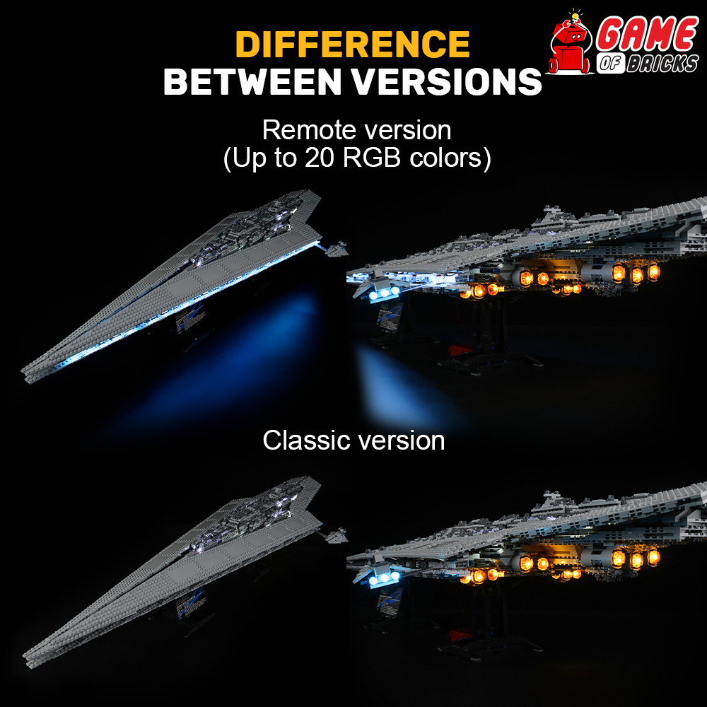 LEGO Super Star Destroyer 10221 Light Kit– Game of Bricks USA