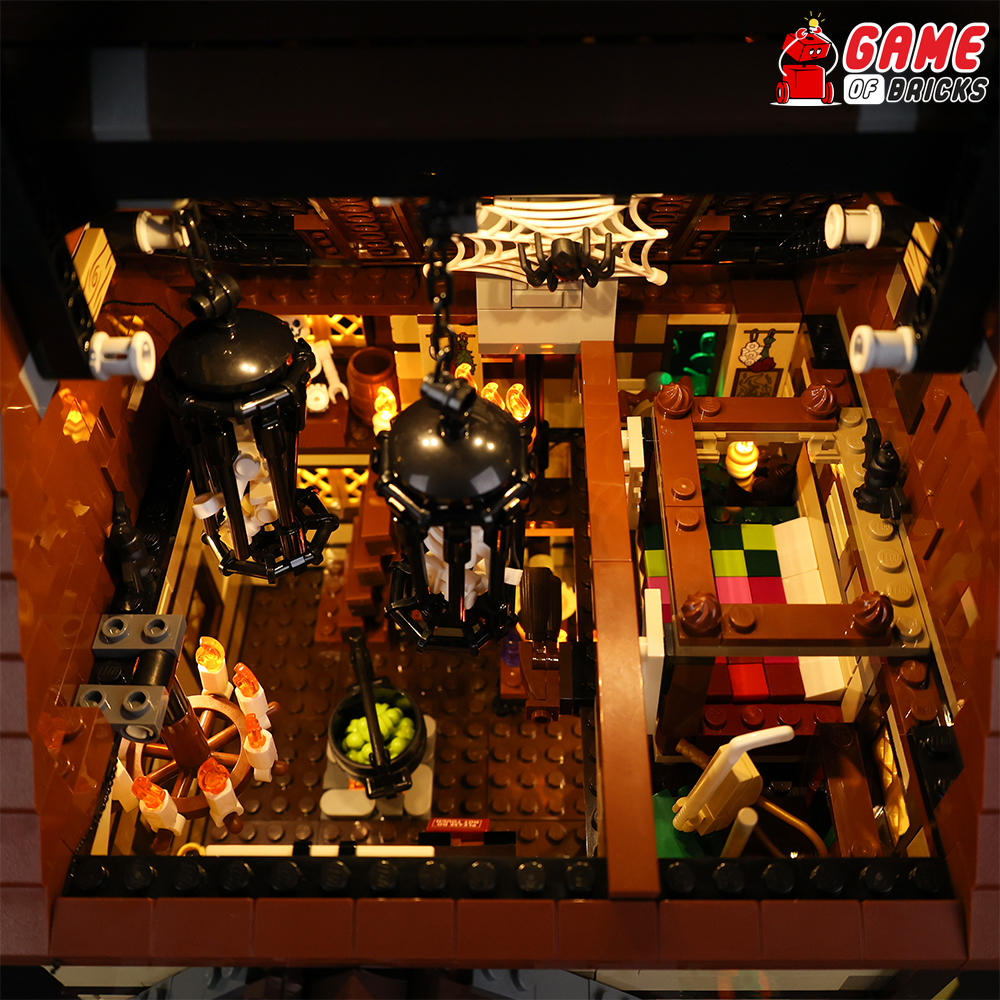 LEGO Disney Hocus Pocus: The Sanderson Sisters' Cottage 21341 Light Kit