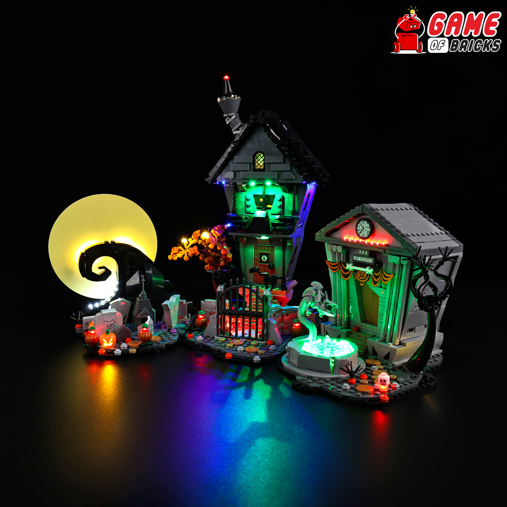 LEGO Disney Tim Burton's The Nightmare Before Christmas 21351 Light Kit ...
