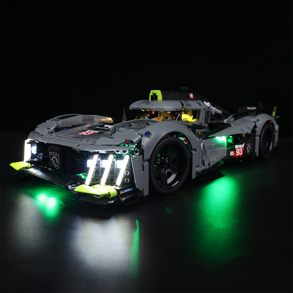 LEGO PEUGEOT 9X8 24H Le Mans Hybrid Hypercar 42156 Light Kit – Game of ...