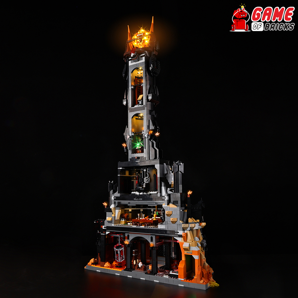 LEGO The Lord of the Rings: Barad-dûr 10333 Light Kit– Game of Bricks USA