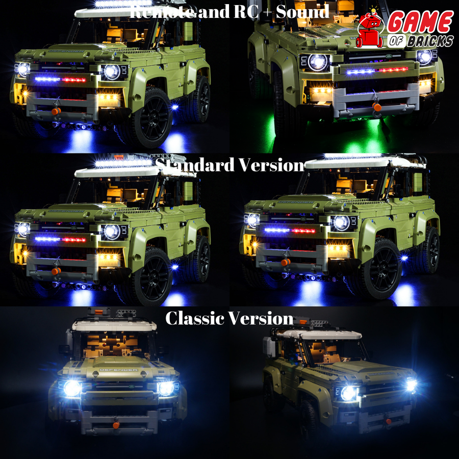 LEGO Land Rover Defender 42110 Light Kit– Game of Bricks USA