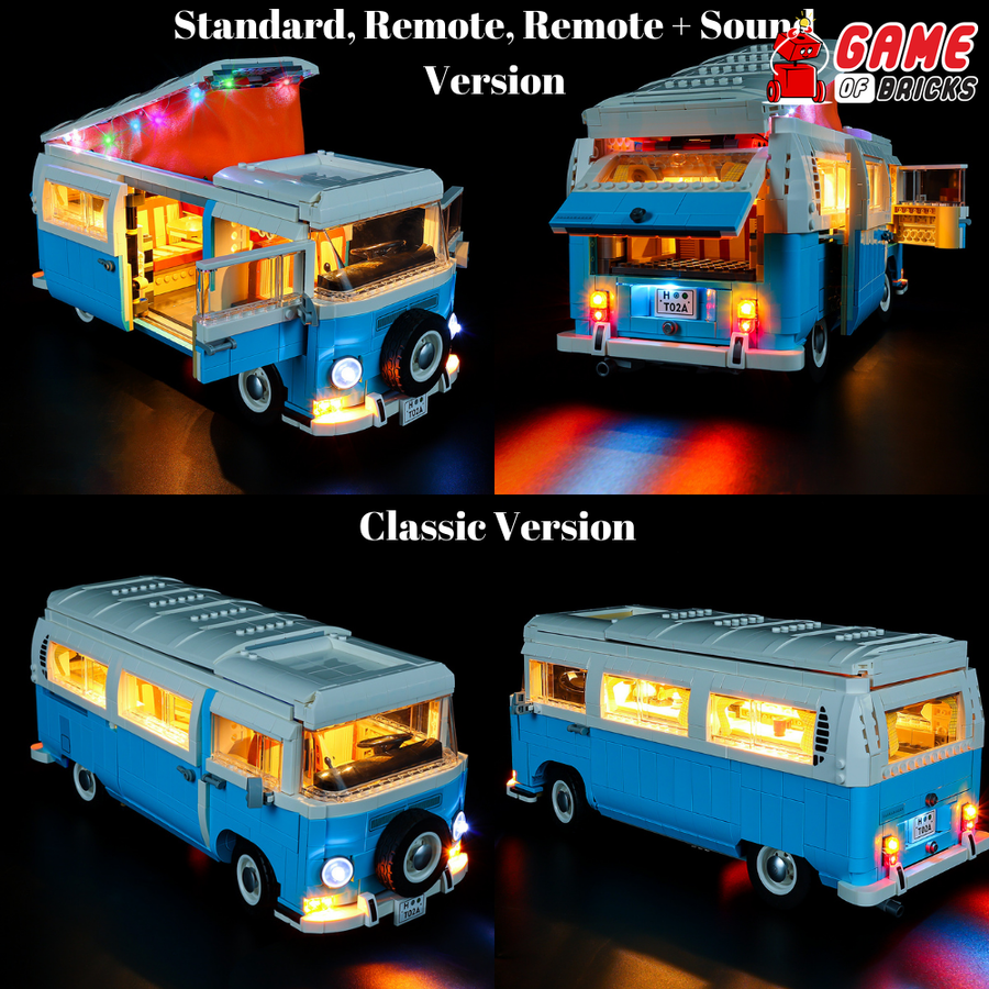LEGO Volkswagen T2 Camper Van 10279 Light Kit– Game of Bricks USA