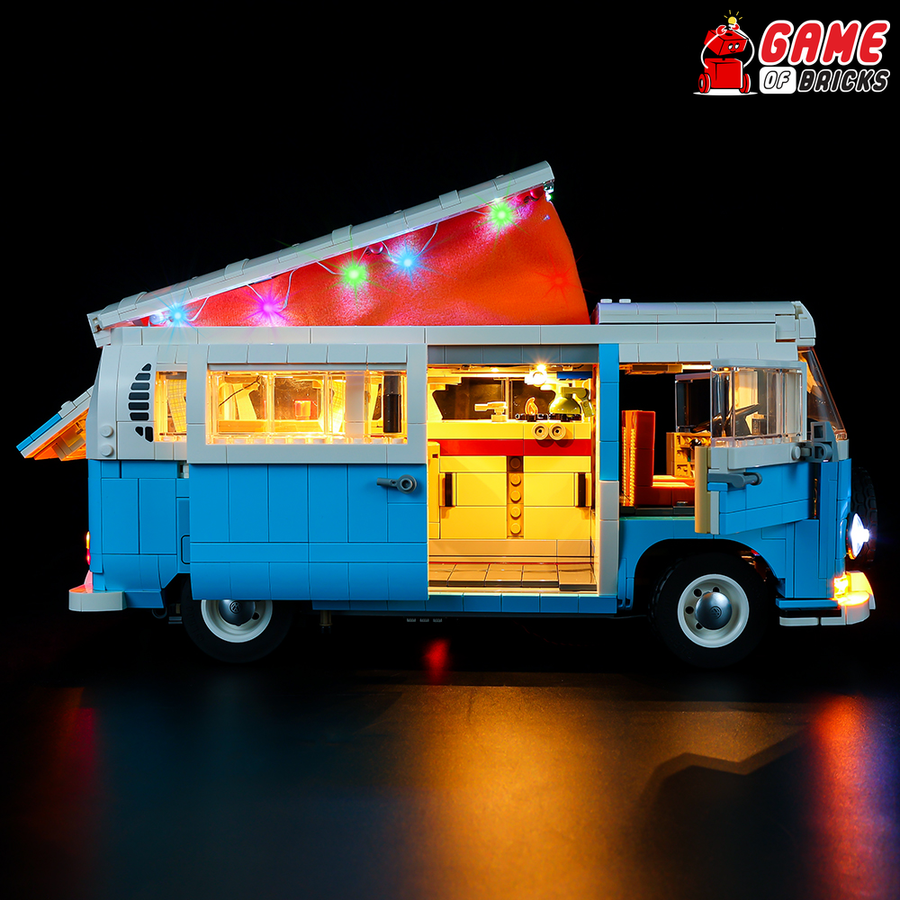 LEGO® Volkswagen T2 Camper Van 10279 Light Kit– Game of Bricks USA
